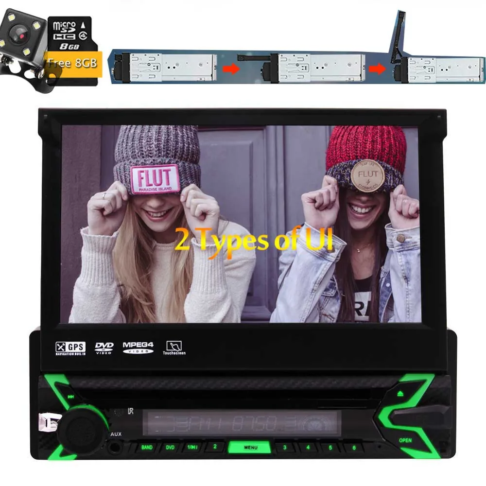 Car Stereo Auto Radio 7 Inch HD Touch Screen Car DVD Player GPS ...