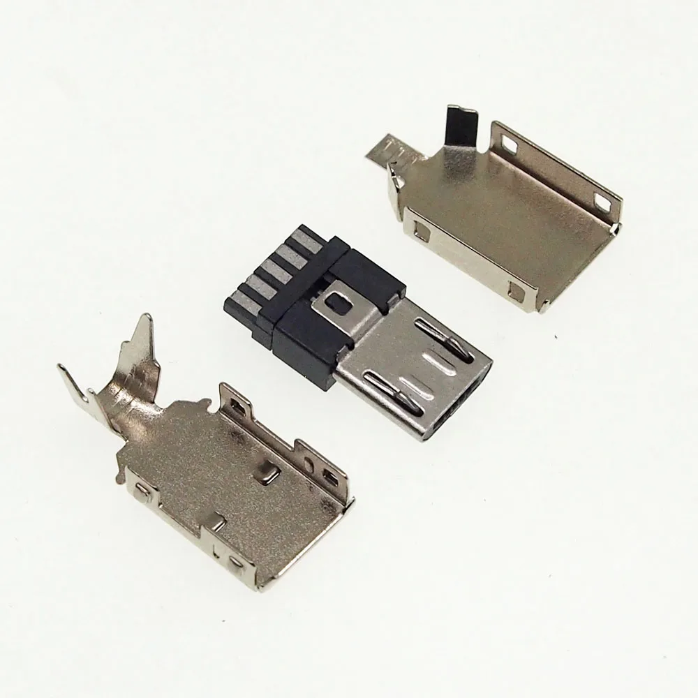 20set-High-quality-3-IN-1-Micro-USB-Male-Plug-with-Metal-Shell-Welding ...