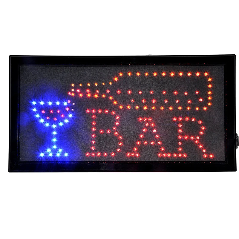 Retail & Services Business Signs Animated LED NEON Motion Flash Open ...