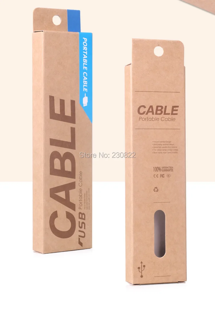 300pcs/lot,Universal Mobile Phone Cable Package Paper Retail Packaging ...