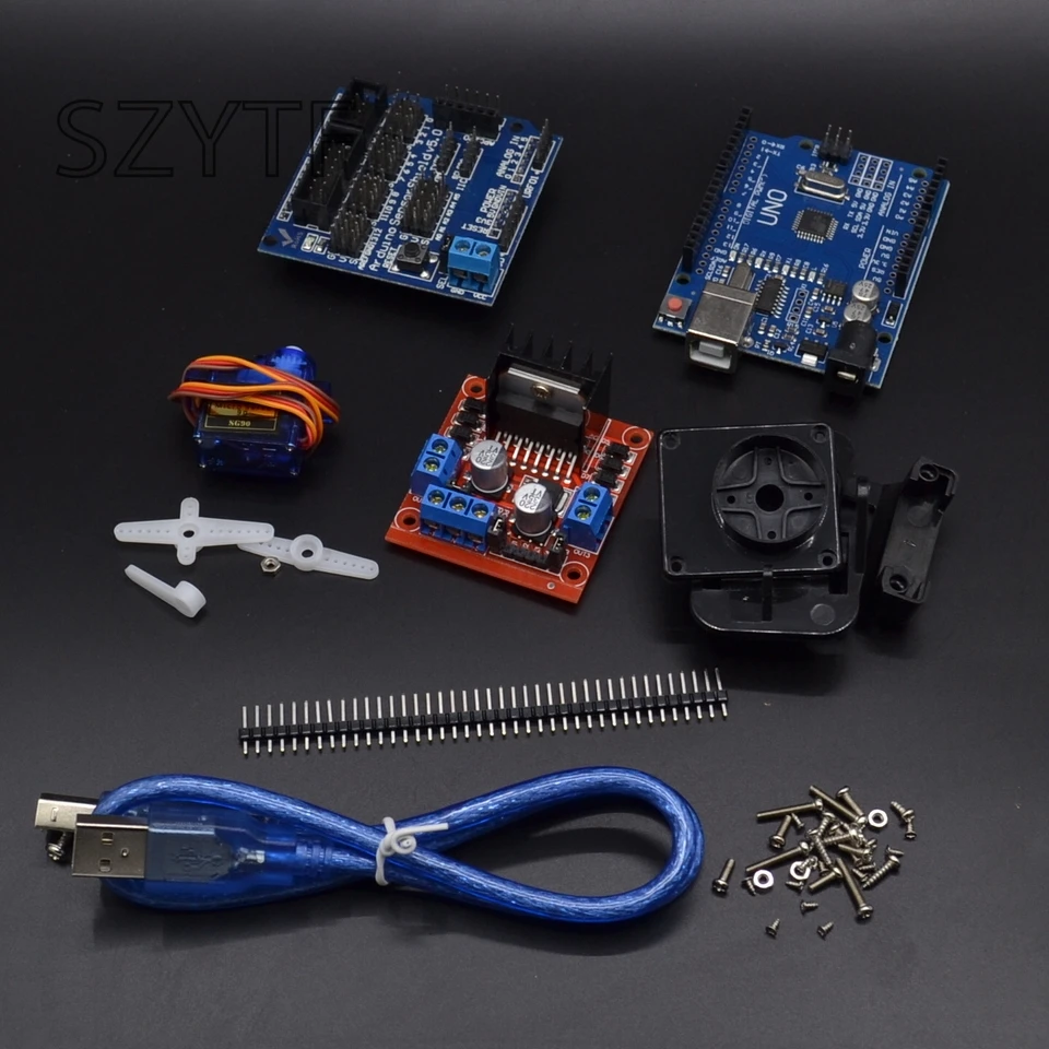 Generic New Avoidance Tracking Motor Smart Robot Car Chassis Kit Speed ...