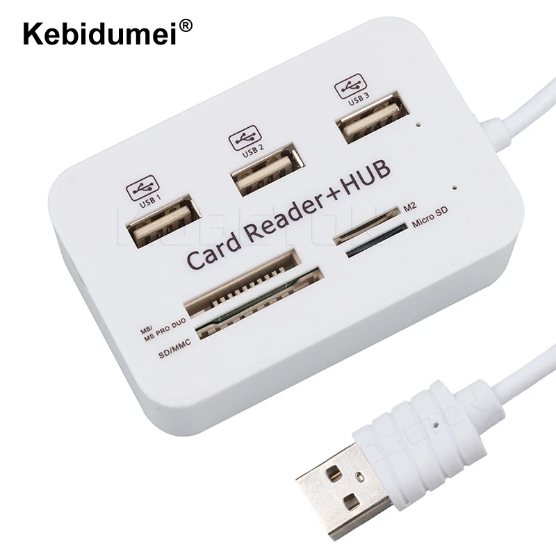 Multi Usb Splitter Hub Usb Combo All In One 3 Ports Micro Usb Hub 2 0