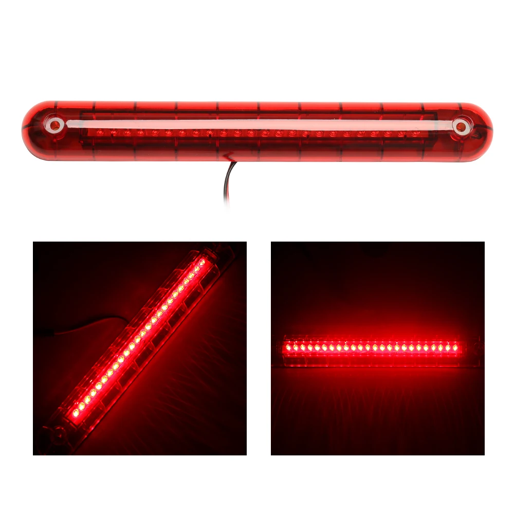 High Quality Universal Red 24 LED 12V Car High Mount Third 3RD Brake ...