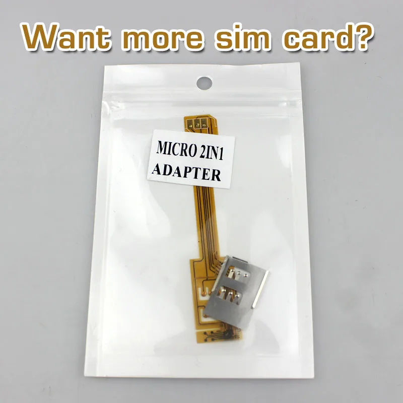 New all micro 3in1 sim adapter for smart phone replacement nano 3 sim ...