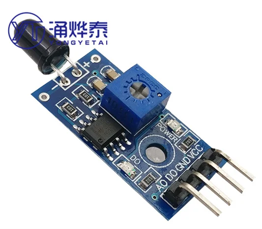 Flame 4 pin Flame sensor module Detection module Infrared receiver ...