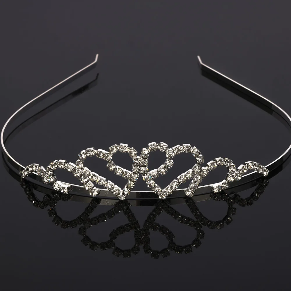 Fashion Women Headbands Hair Jewelry Crystal Rhinestone Pearl Crown