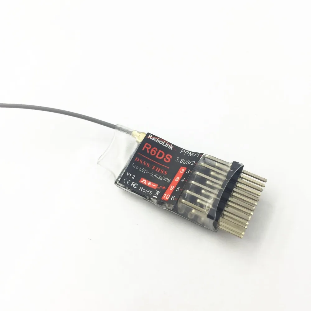 (R6d atualizado) radiolink r6ds 6 ch 2.4ghz dsss receptor para ...