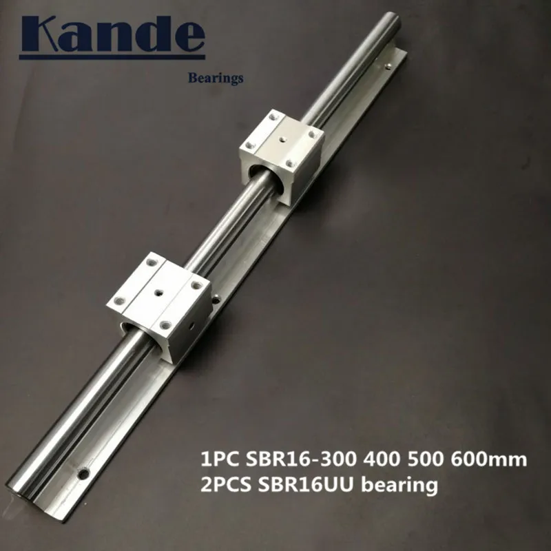 linear rail 16mm SBR16 - 300 400 500 600 mm 1 pc linear guide SBR16 + 2 ...