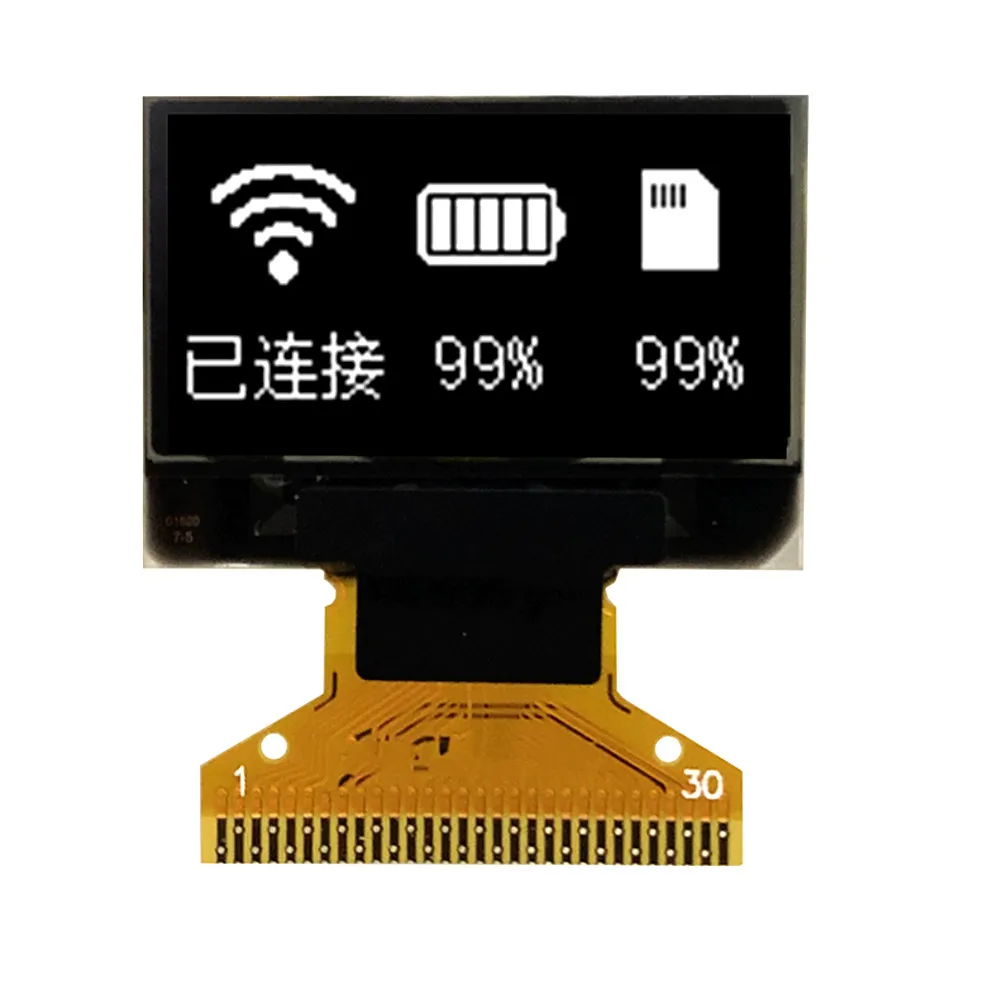 0.96 인치 OLED 128x64 IC/SPI 베어 스크린 oled SSD1306 SH1106 30PIN|홈 자동화 모듈 ...