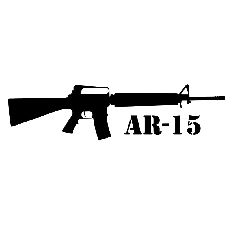 15X3-9CM-COLT-AR-15-First-Funny-Cartoon-Gun-Vinyl-Car-Stickers ...