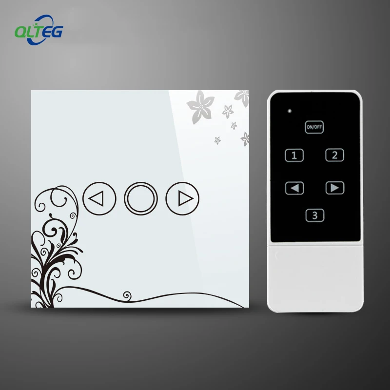 LED-Dimmer-EU-Standard-Crystal-Touch-Glass-and-Remote-Control-Light ...