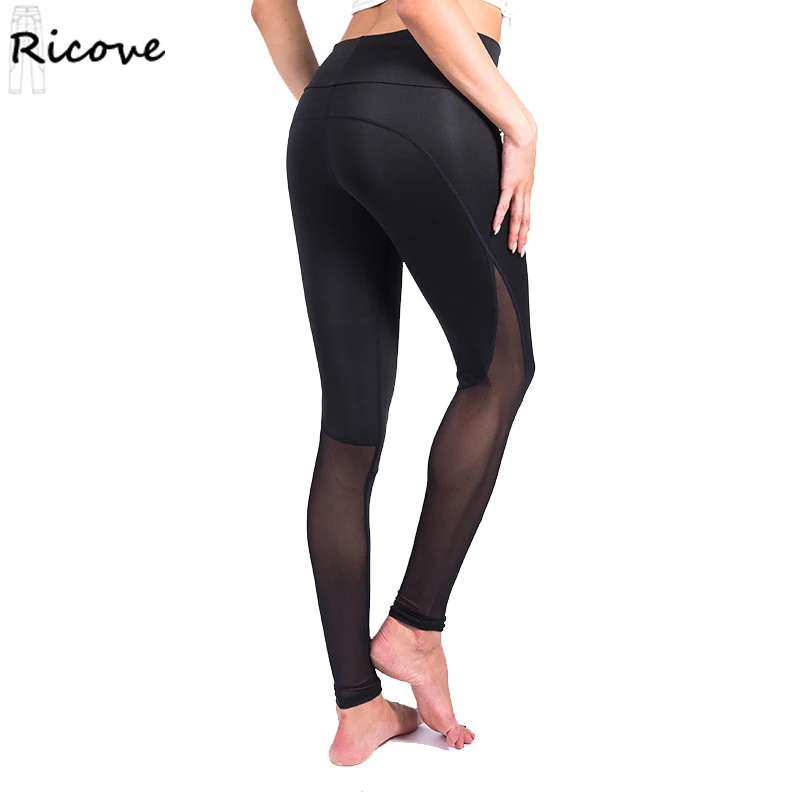 Transparent Women Workout Leggings Sexy Fitness High Waist Elastic ...