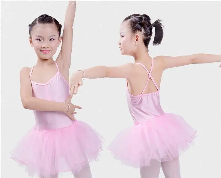 Kids Ballet Ballerina Tutu Dancing Dress Girl Leotard Gymnastics Ballet ...