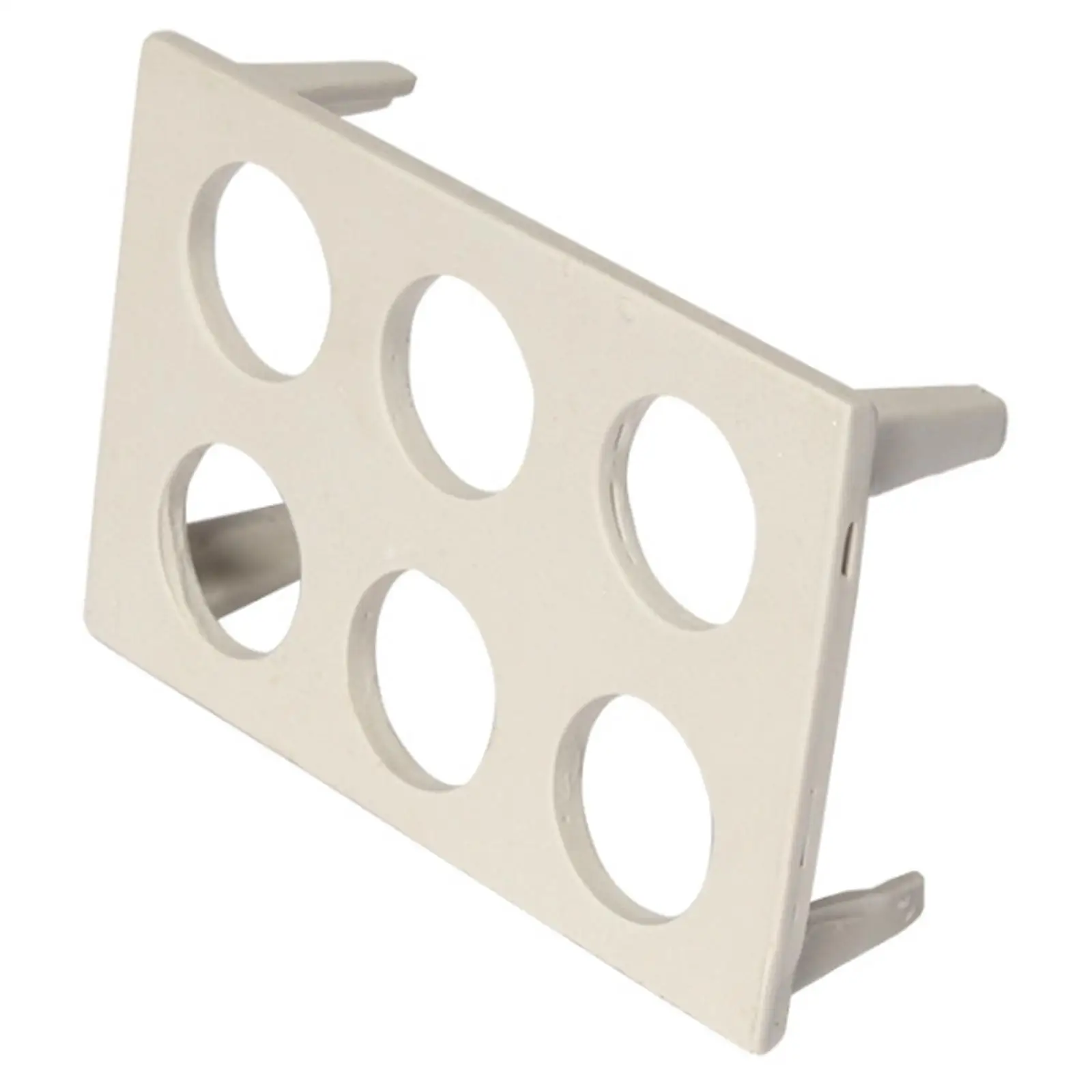 6 Holes 60mm Diam 150x95x43mm (L x W x H) Ceramics Crucible Holder Rack ...