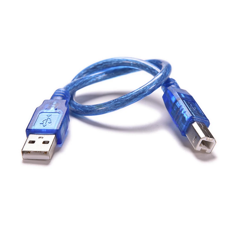 Aliexpress.com : Buy 30CM Blue USB Print Cable USB 2.0 A Male to USB B ...