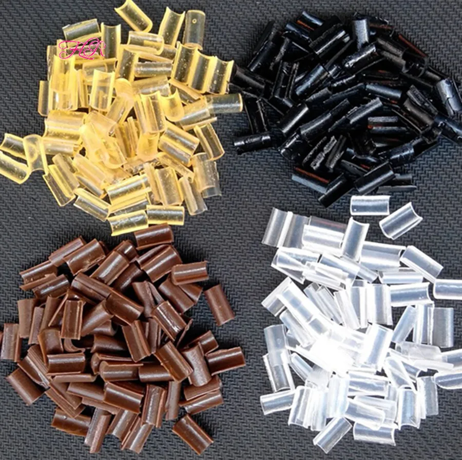 200-Stuks-Keratine-Lijm-Fusie-Gerebonded-Kralen-Voor-Hair-Extensions ...