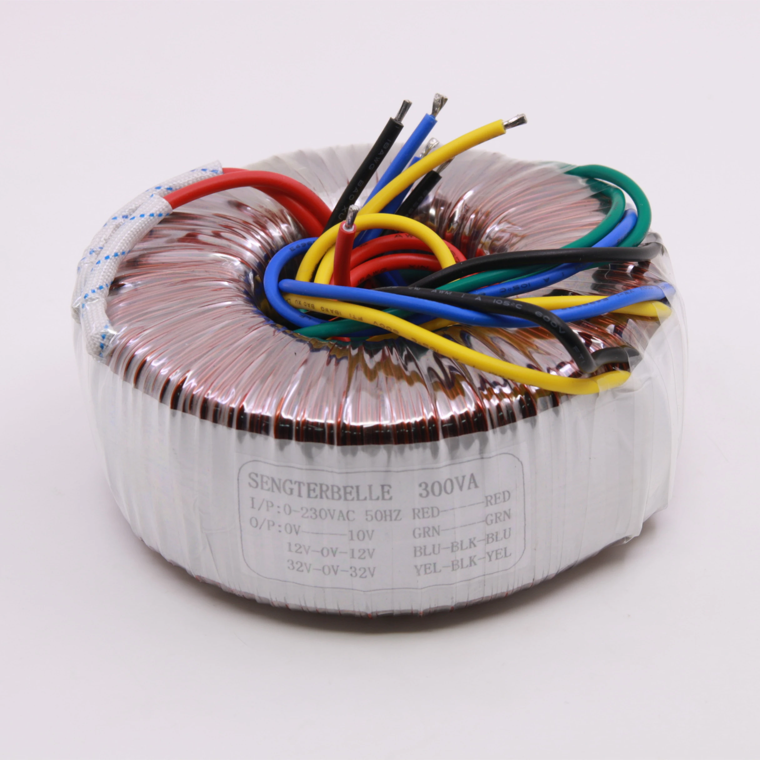 300w Audio Toroidal Transformer Output: 32v-0-32v, 12v-0v-12v, 0-10v ...