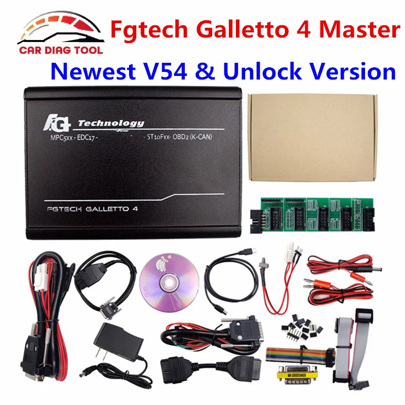 Fg Tech Galletto V54 Master Version Fgtech Galletto 4 Support BDM Full Function Car Truck ECU ...