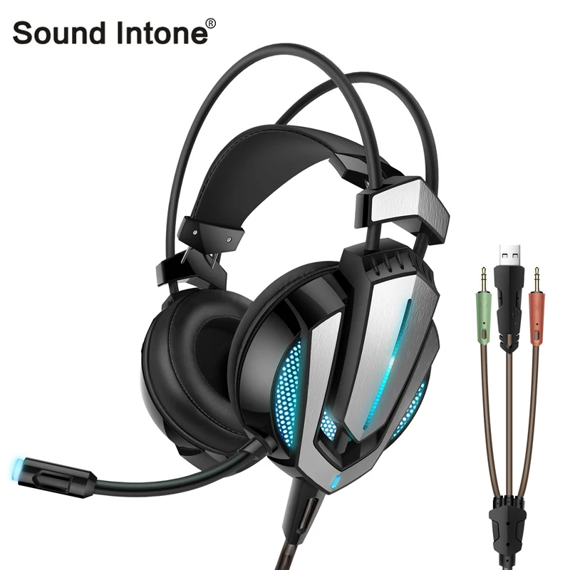 Sound Intone G9 Professional Gaming Headsets With Cool Lamp Light ...