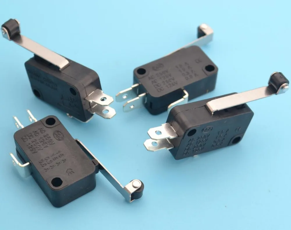 Microswitch 15A 250V Momentary Long Hinge Lever Limited Micro Switch ...