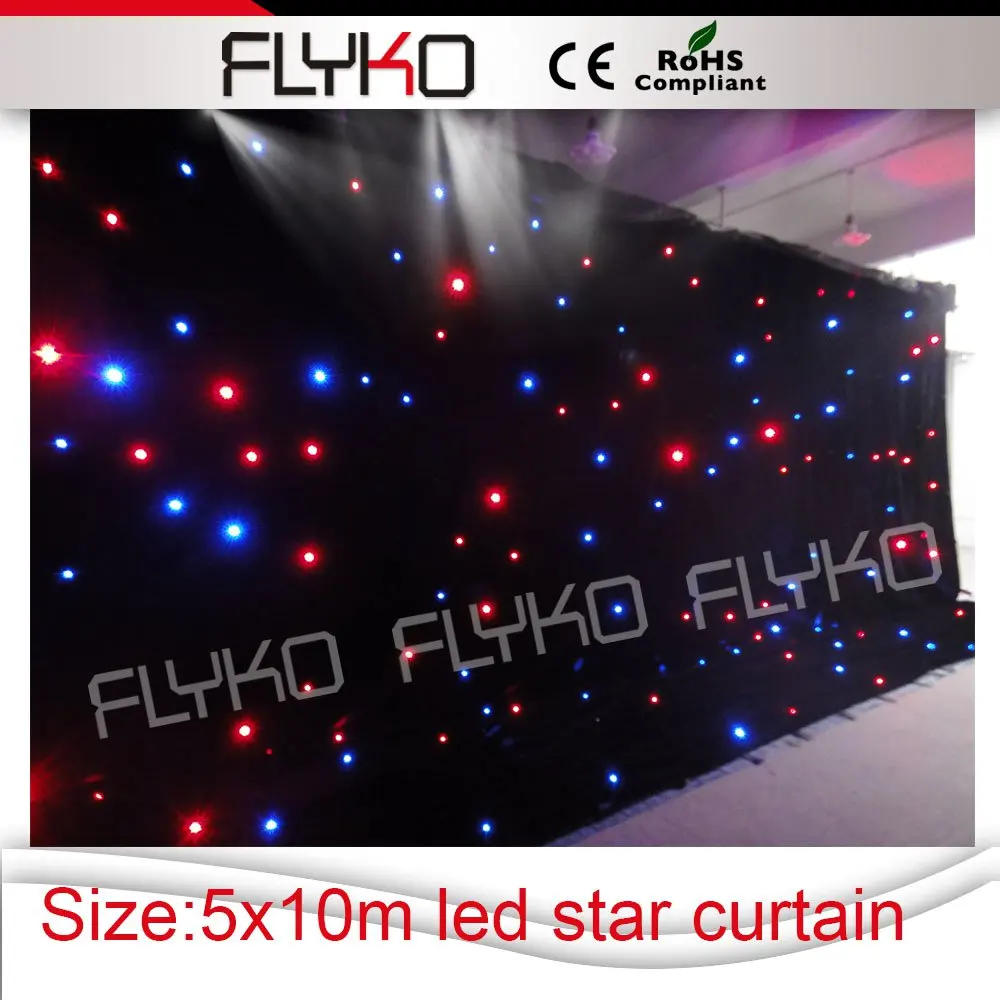 5M*10M LED Star Curtain/Cloth/LED DMX Curtain , Starcloth,LED dropback ...