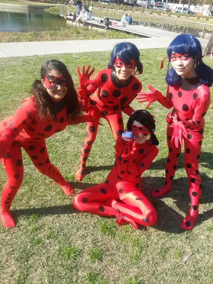 בנות תחפושות - Kids Zip The Miraculous Ladybug Cosplay Costume ...