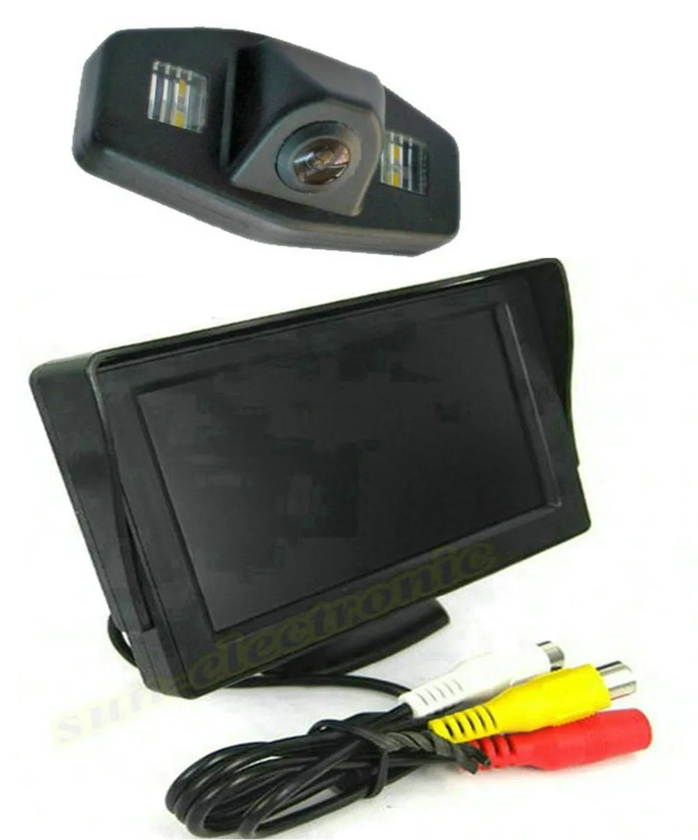 CCD Car Rear View Reverse Parking Camera + LCD Monitor Screen Kit for ...