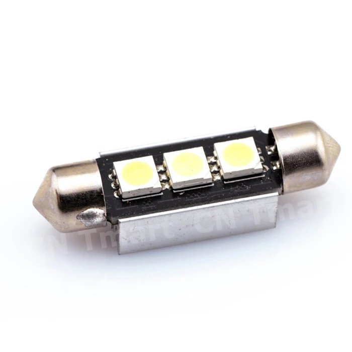 1pc 36mm C5W C10W CANBUS bez błędu Festoon 3 led 5050 smd tablica ...