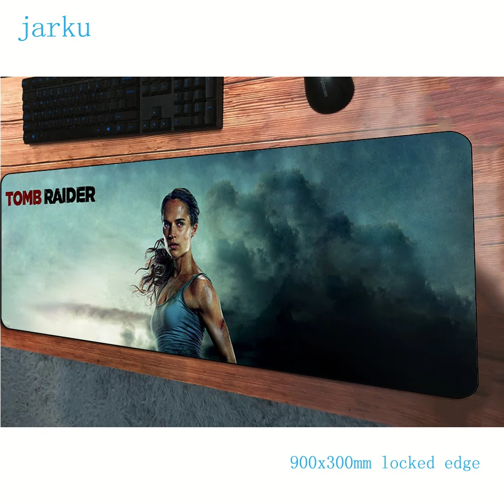 Tomb Raider Mouse Pad 900x300mm Mats New Arrival Computer Mouse Mat ...