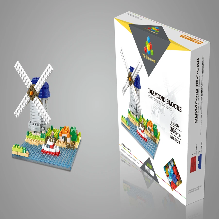 Kids intelligence to enhance toys small particles diamond building ...