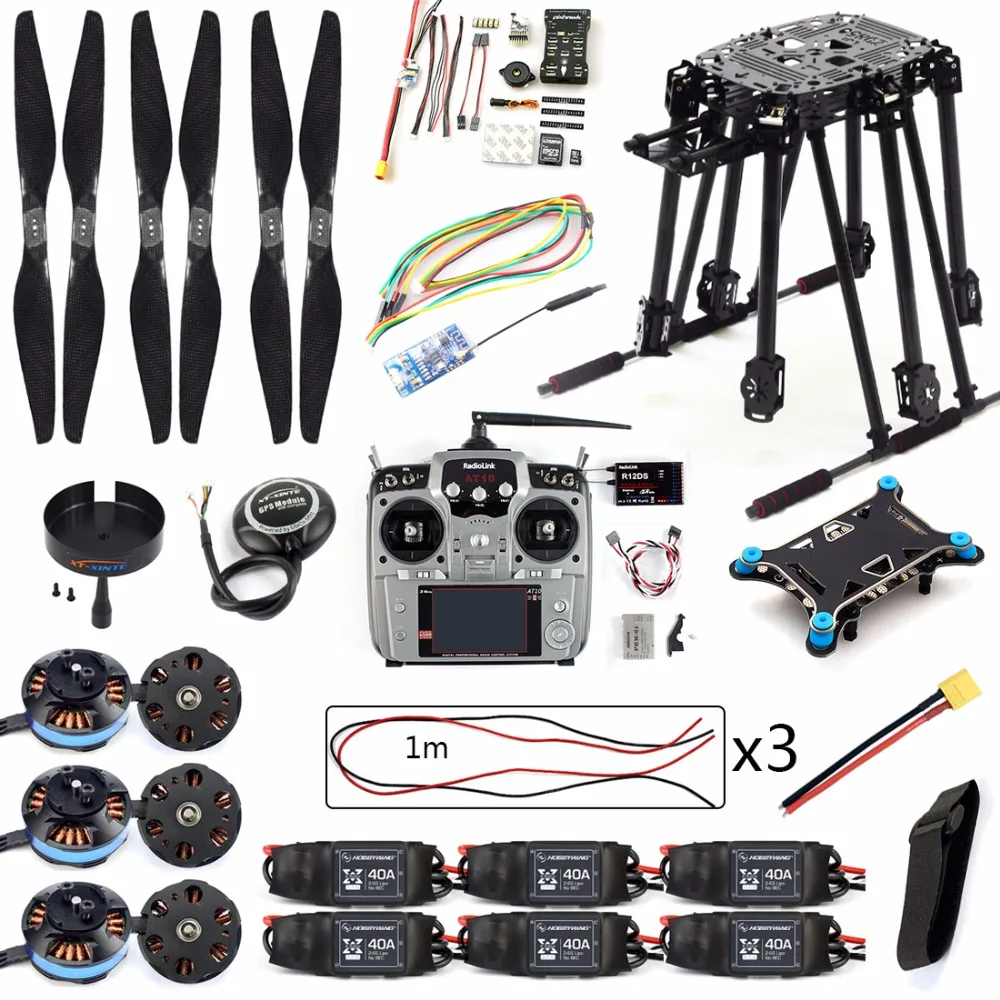 DIY Set PIX4 Flight Control ZD850 Frame Kit M8N GPS Remote Control ...