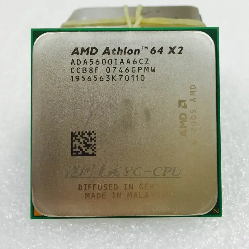 AMD Athlon 64 X2 5600+ CPU 2.8Ghz L2=2M Dual Core Processor Socket AM2 ...