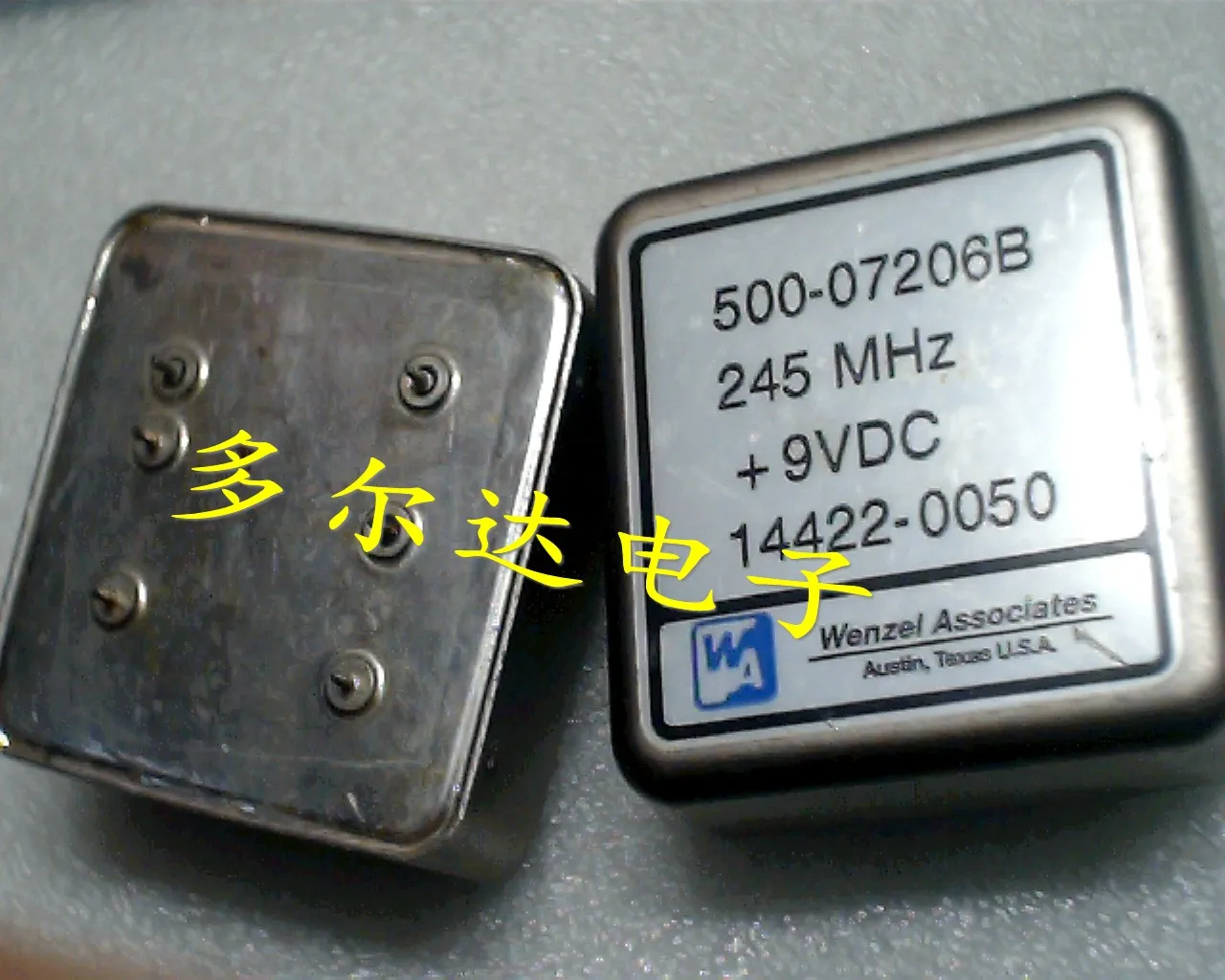 WENZEL ASSOCIATES OCXO 500 07206B 245MHZ import disassemble oven ...