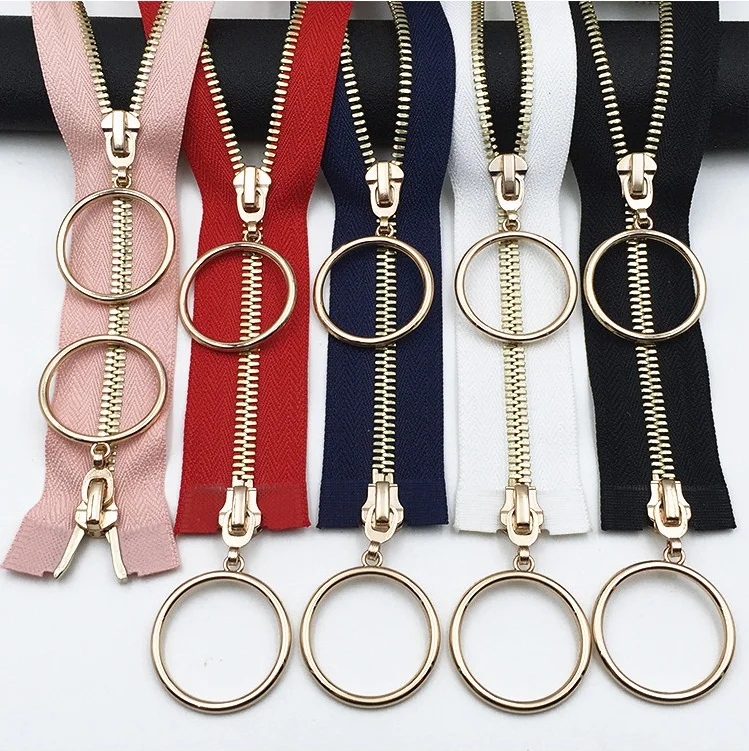 5-copper-zipper-for-sewing-double-sliders-heads-for-coat-down-jacket ...