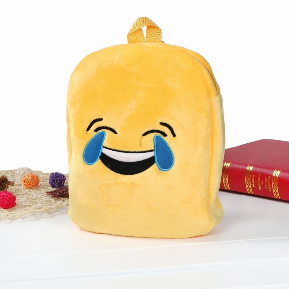 10 style Cute Children School Bag Emoticon mochila feminina Satchel ...
