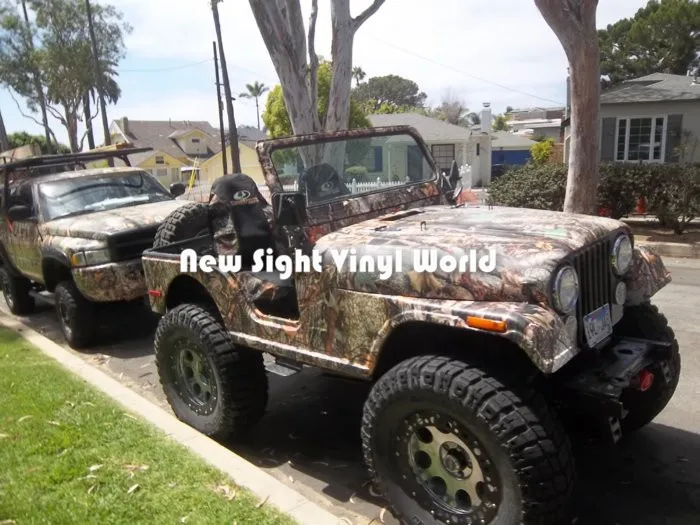 Camouflage Wrap For Jeeps