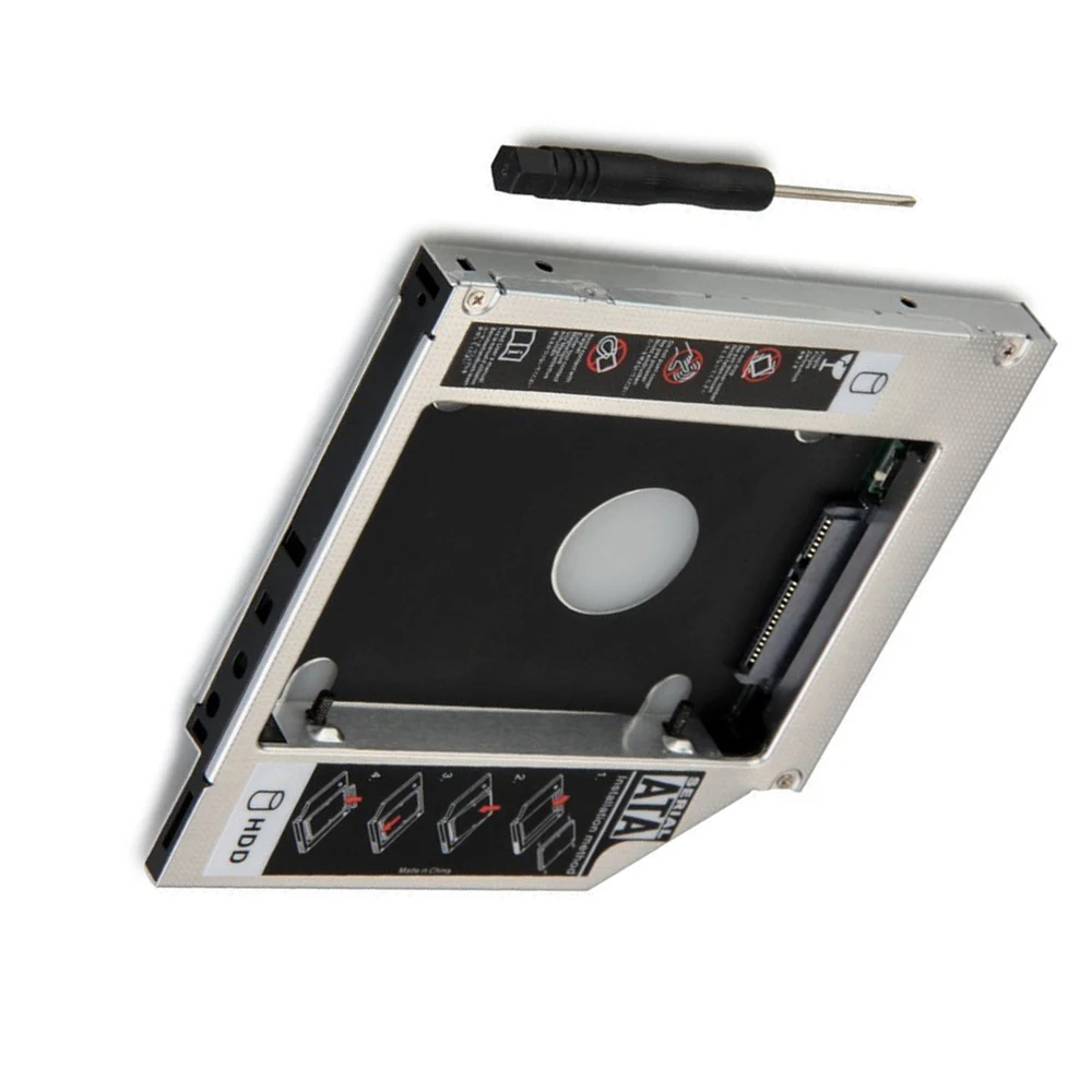 9.5mm Universal Serial ATA 2nd HDD SSD hard disk drive caddy bay For HP ...