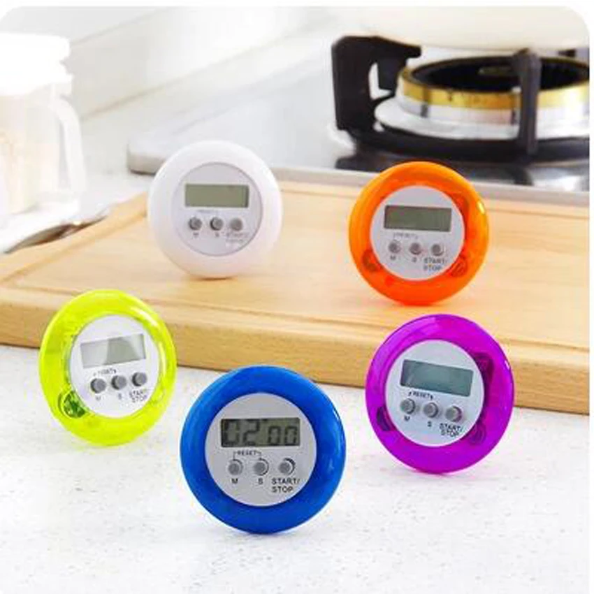 원형 Lcd 디지털 주방 카운트 다운 타이머 요리용 카운터 리버스 타이머 알람 시계 마그네틱 핫세일timer Timer