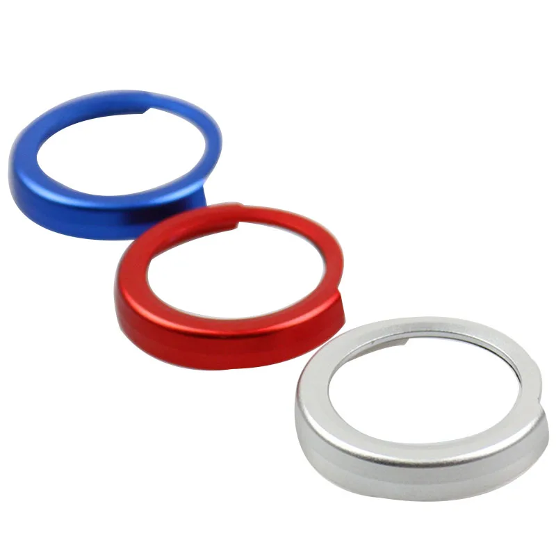Car Ignition Keyhole Ring Sticker Engine Start Button Ring Decoration ...