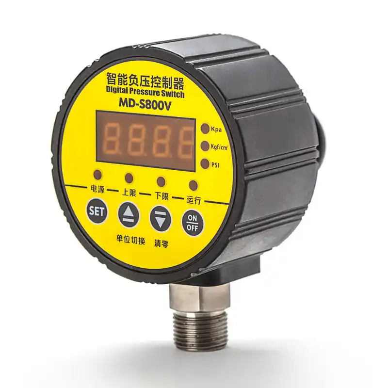 MD S800V Intelligent Digital Vacuum Gauge 0.1~0MPa( 100~0KPa) Negative ...