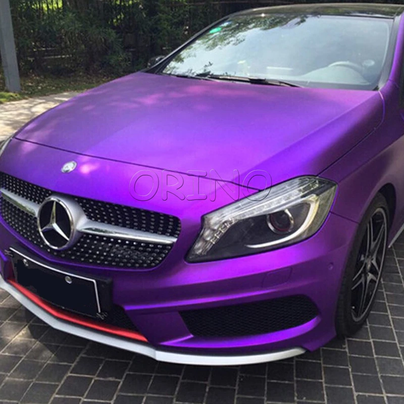Matt-Metallic-Purple-Vinyl-Matte-Chrome-Car-Wrap-Foil-With-Air-Bubble ...