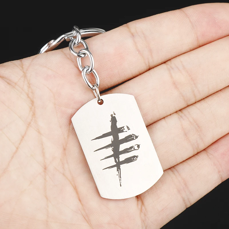 dongsheng Game Dead by Daylight Keychain Stainless Steel Chain Pendant ...