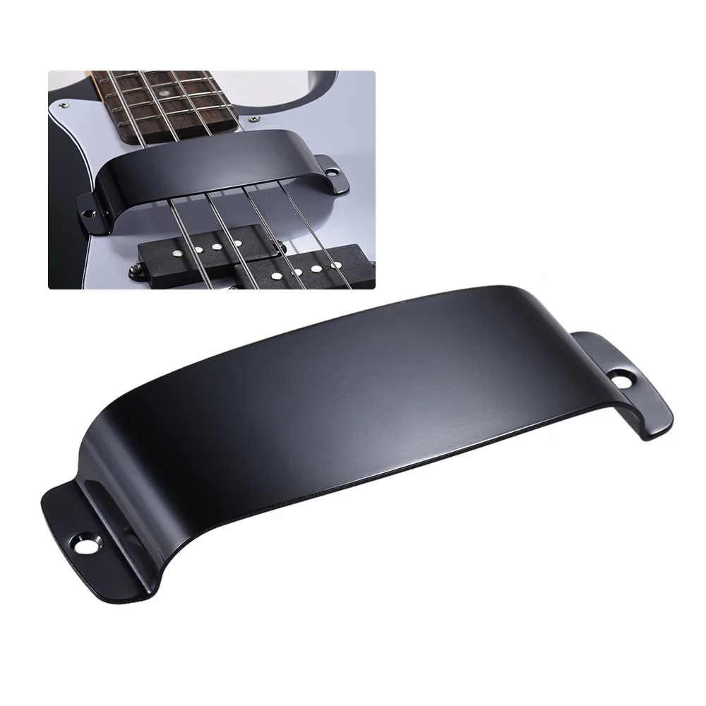 Steel Pickup Cover Protector For 4 String Jazz Bass Electric Bass Guitar Part Replacement 4
