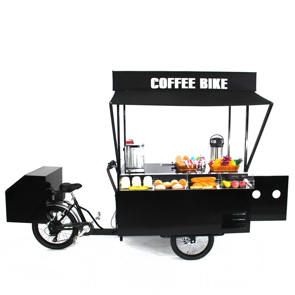 Ce Approved 3 Wheel Mobile Vending Carts Food Bike Trike For Business ...