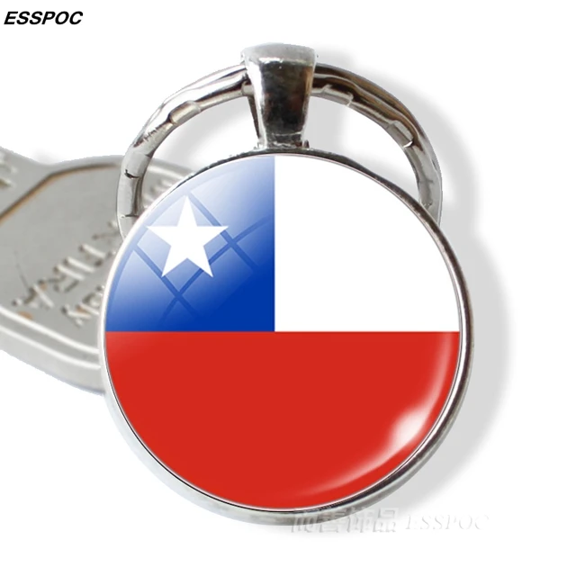 South America Countries Flag Key Chain Brazil Chile Argentina Peru ...