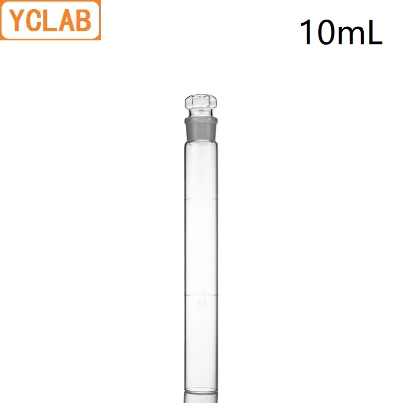 Yclab 10ml Glass Colorimetric Tube With Stopper Nessler Glasses ...