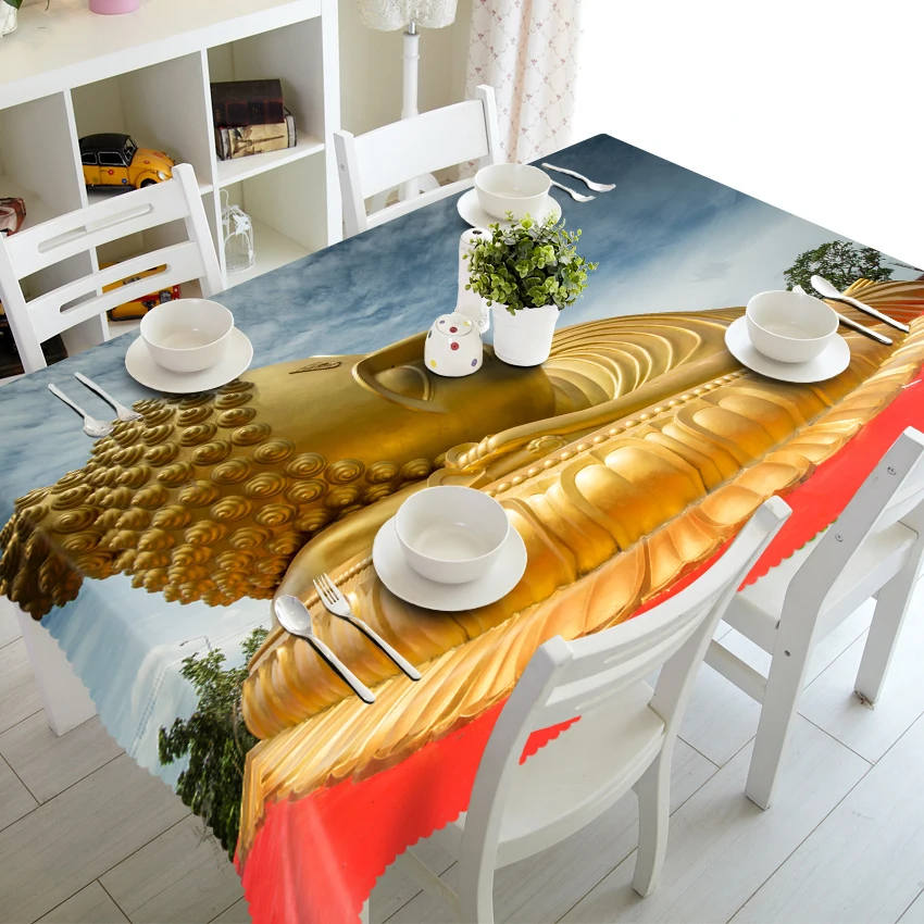 Sleeping Buddha 3d Tablecloth Stereo Tablecloth Tapestry|Tablecloths ...