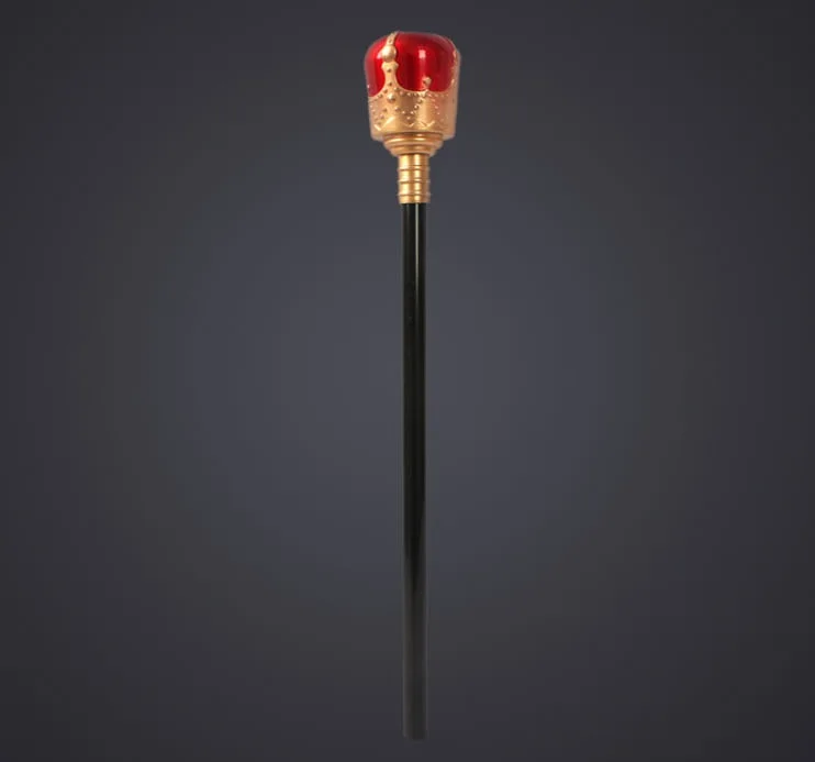 2pcs Vampire scepter king cane Queen scepter Halloween plastic cosplay ...