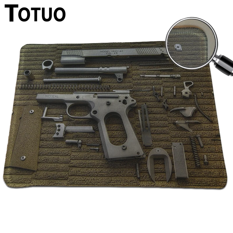 Hot Sale Game Personalized Lock Edge Mousepad Custom Pistols Printing ...