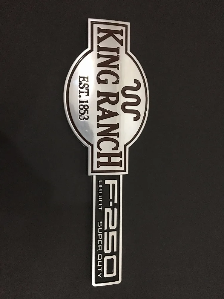 2017 NEW F 250 F250 KING RANCH FACTORY FRONT FENDER EMBLEMS-in ...